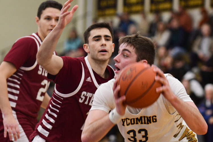 Dyson Harward records 1,000th point as Lycoming men defeat Stevens ...